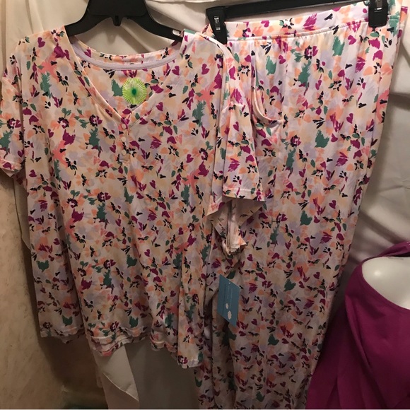 white orchid | Intimates & Sleepwear | Nwt Sz 3x White Orchid Pajama ...